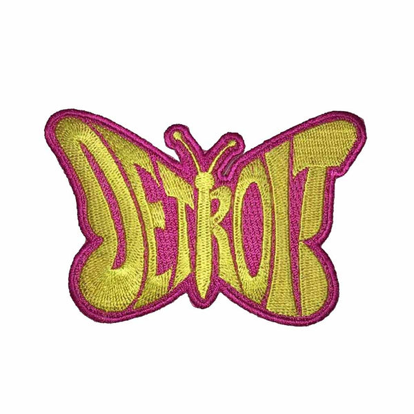 Detroit Yellow Butterfly Patch – City Bird