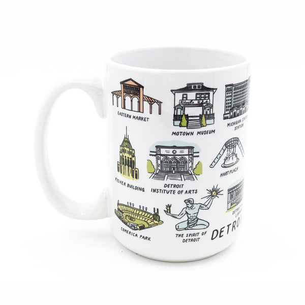 Detroit Landmarks Mug – City Bird
